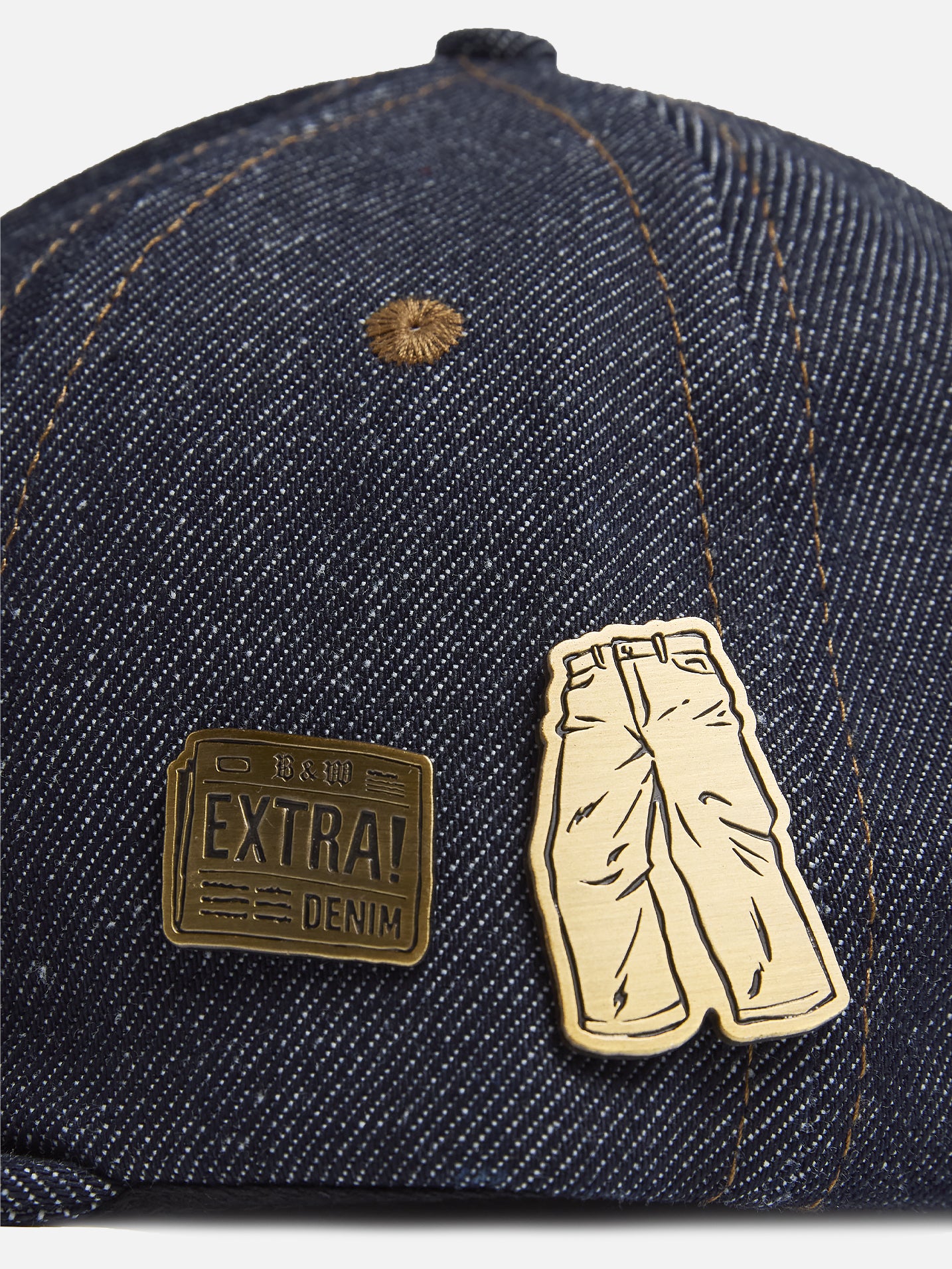 Extra Denim Pants Pin - Bricks & Wood